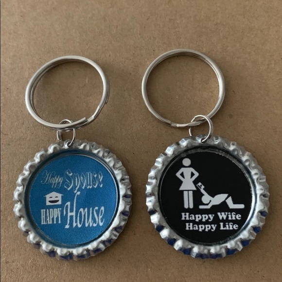 Handmade | Accessories | Couples Keychain Set | Poshmark
